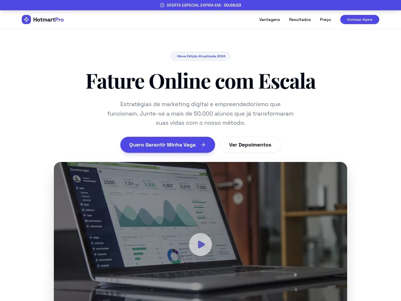 Hotmart Sales Page Clone
