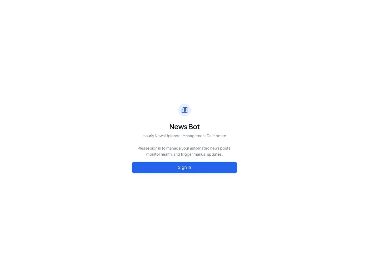 Hourly News Uploader