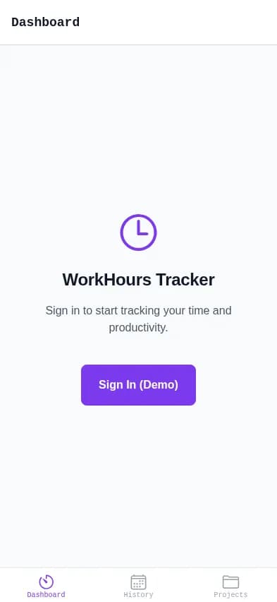 WorkHours Tracker
