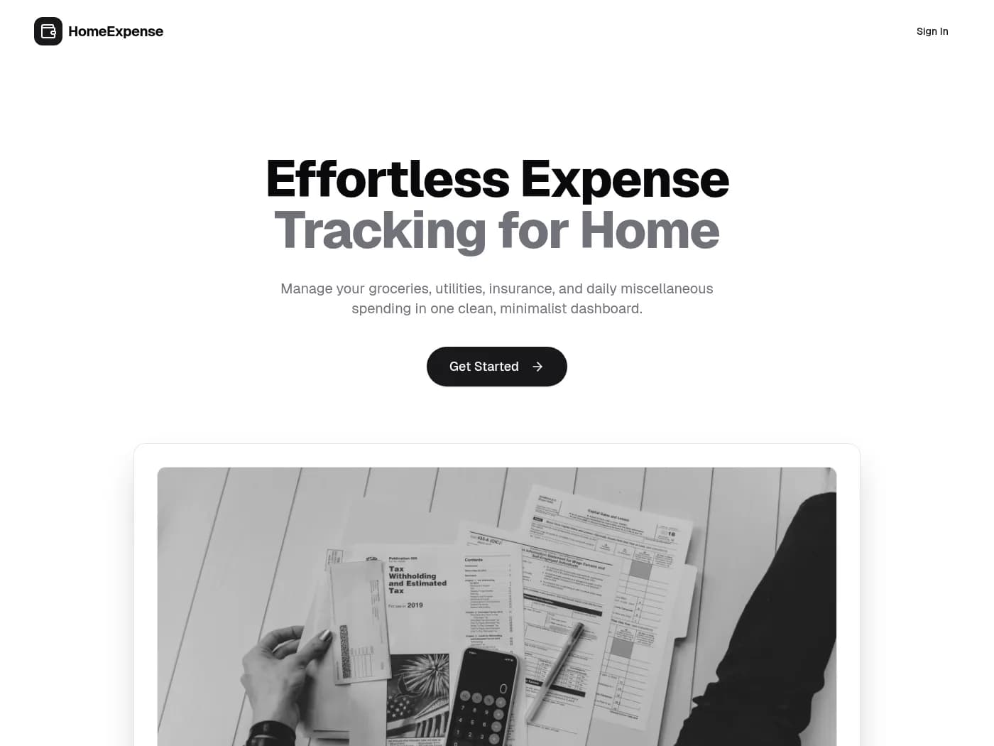 HomeExpense Tracker