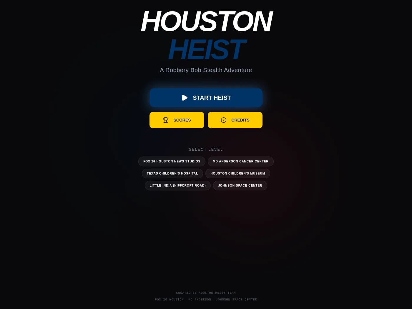 Houston Heist: Robbery Bob
