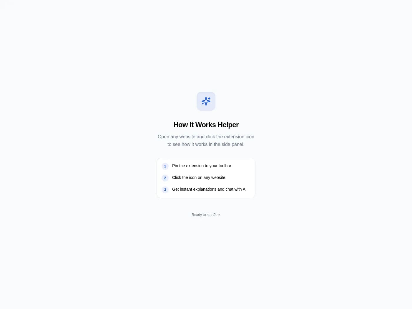 How It Works Helper