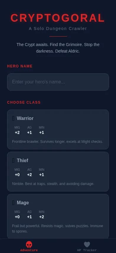 HP Tracker App