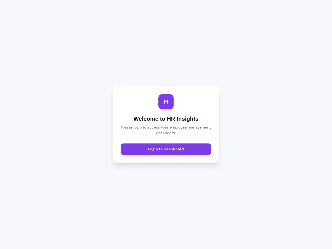 HR Insights Dashboard