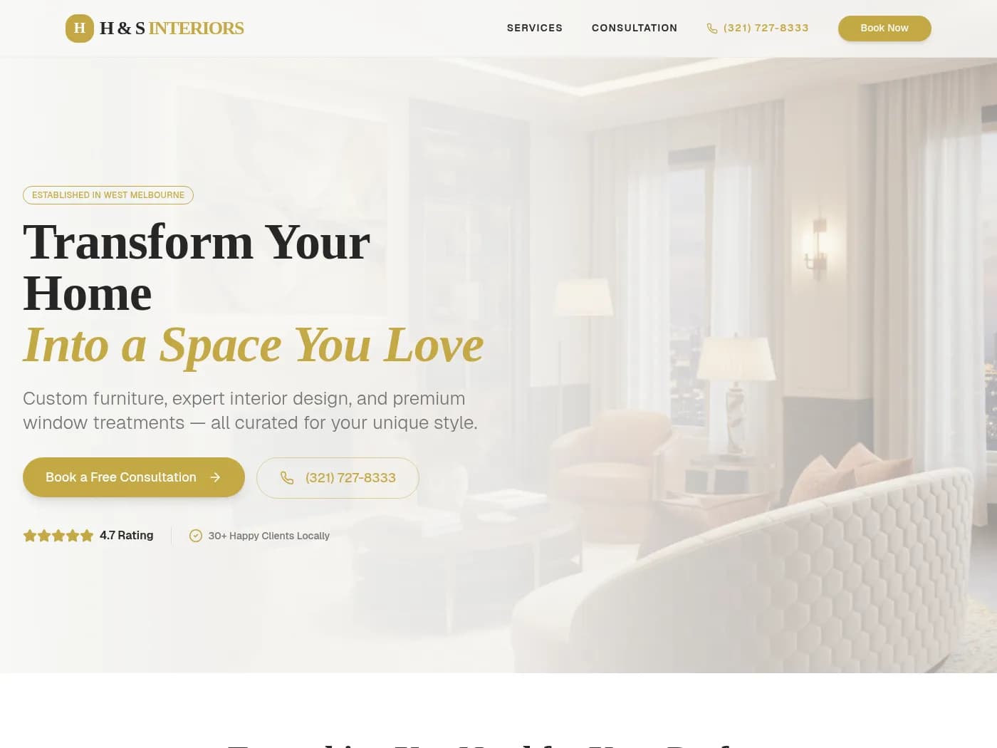 H & S Interiors Site