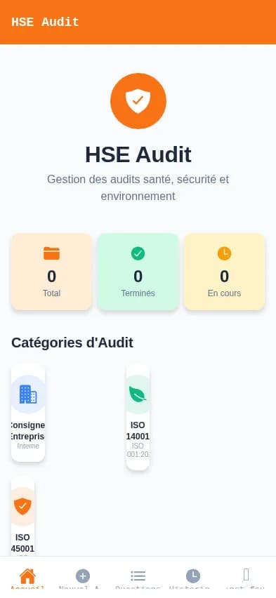 HSE Mobile Audit Tool