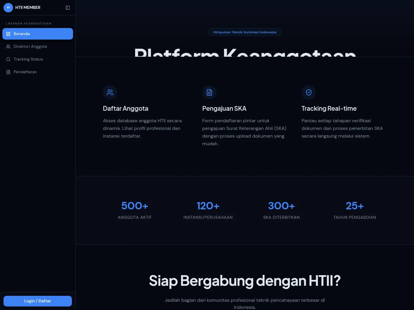 HTII Member Platform