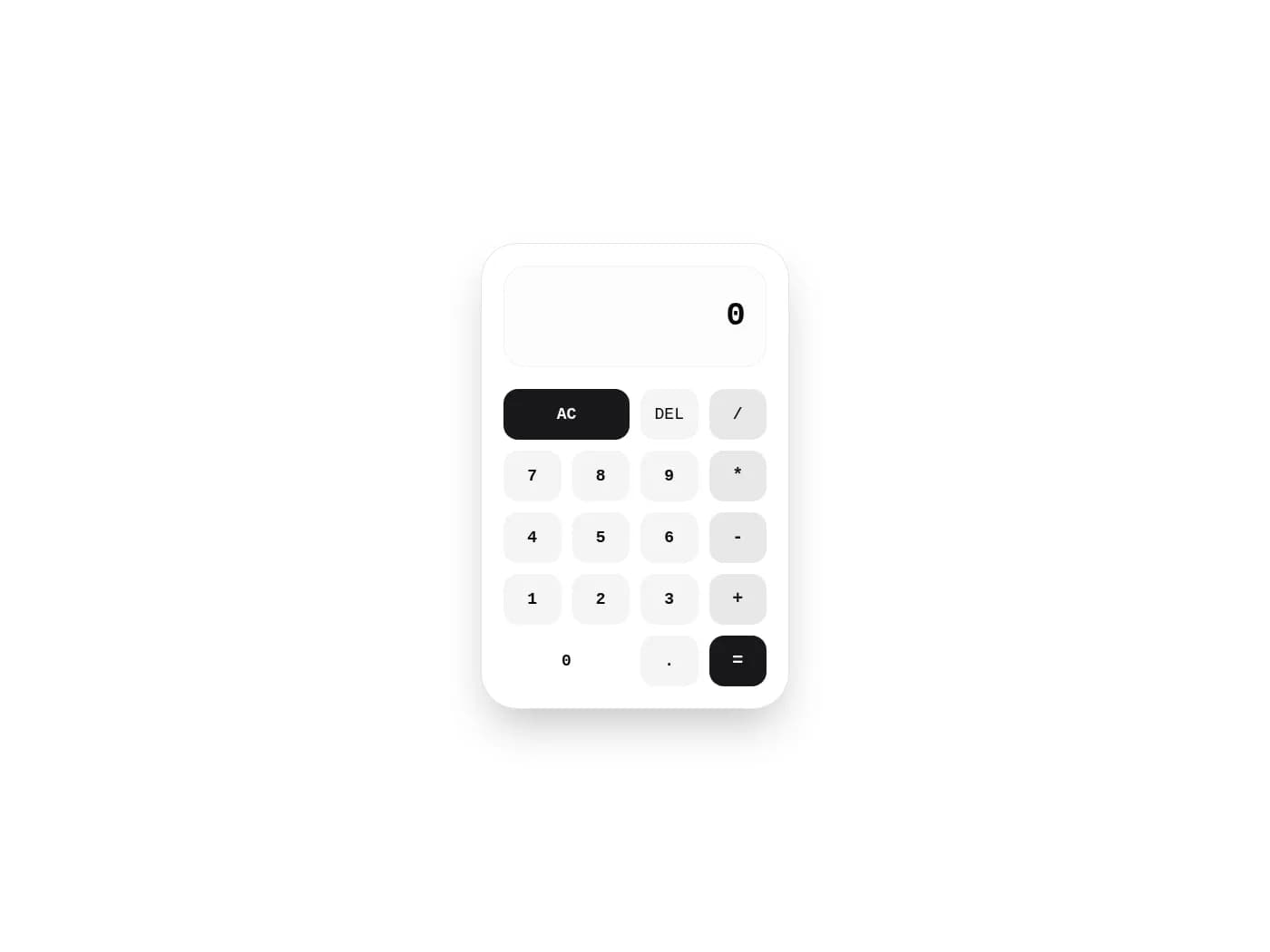100-Line HTML Calculator