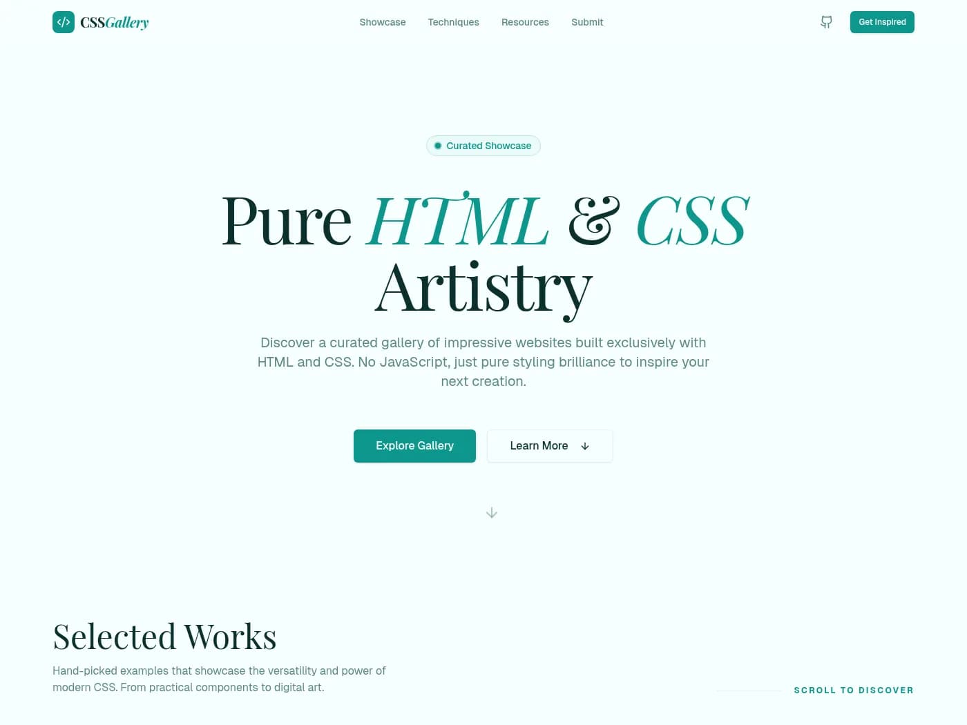 HTML & CSS Showcase