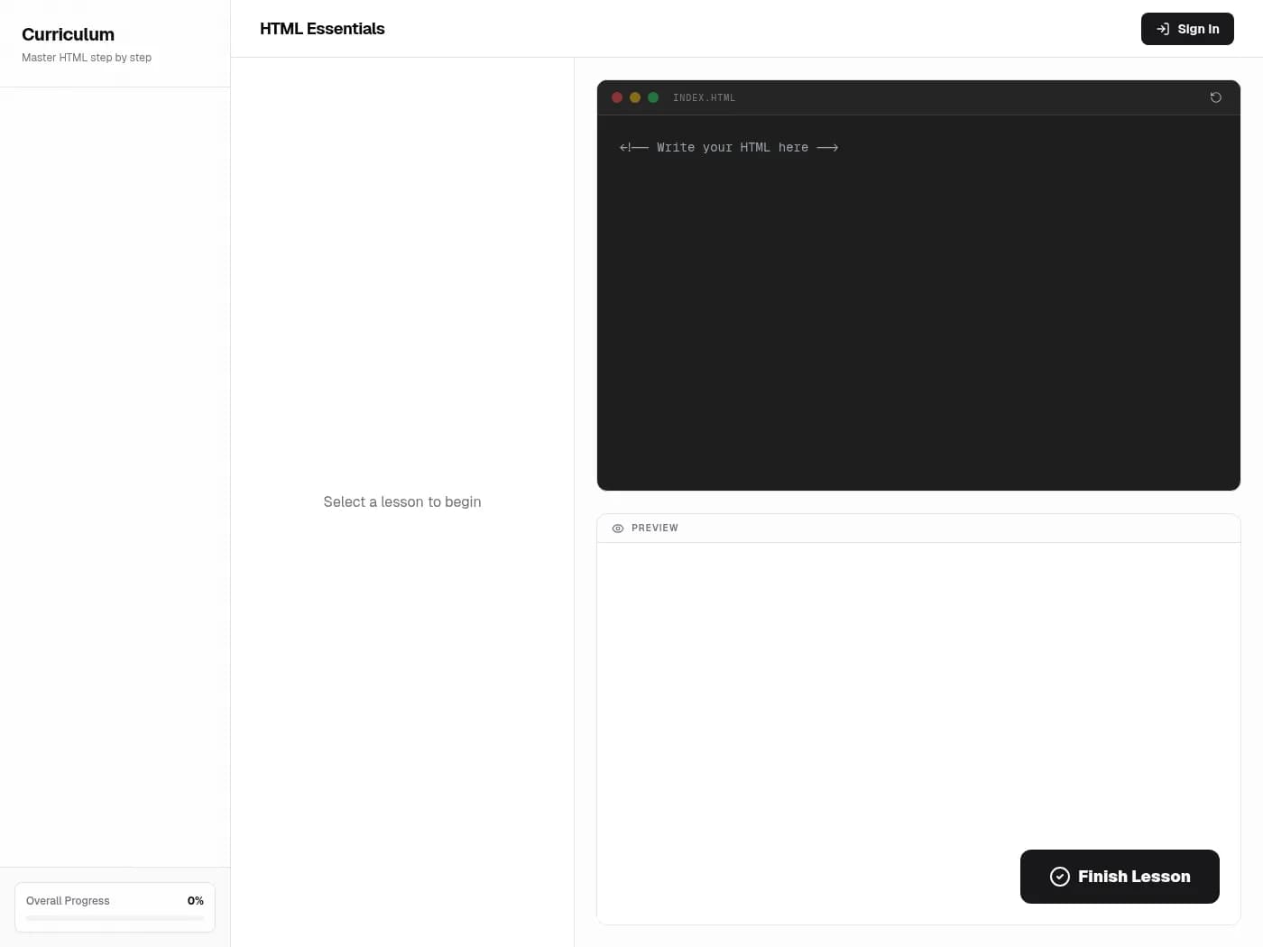 HTML Essentials