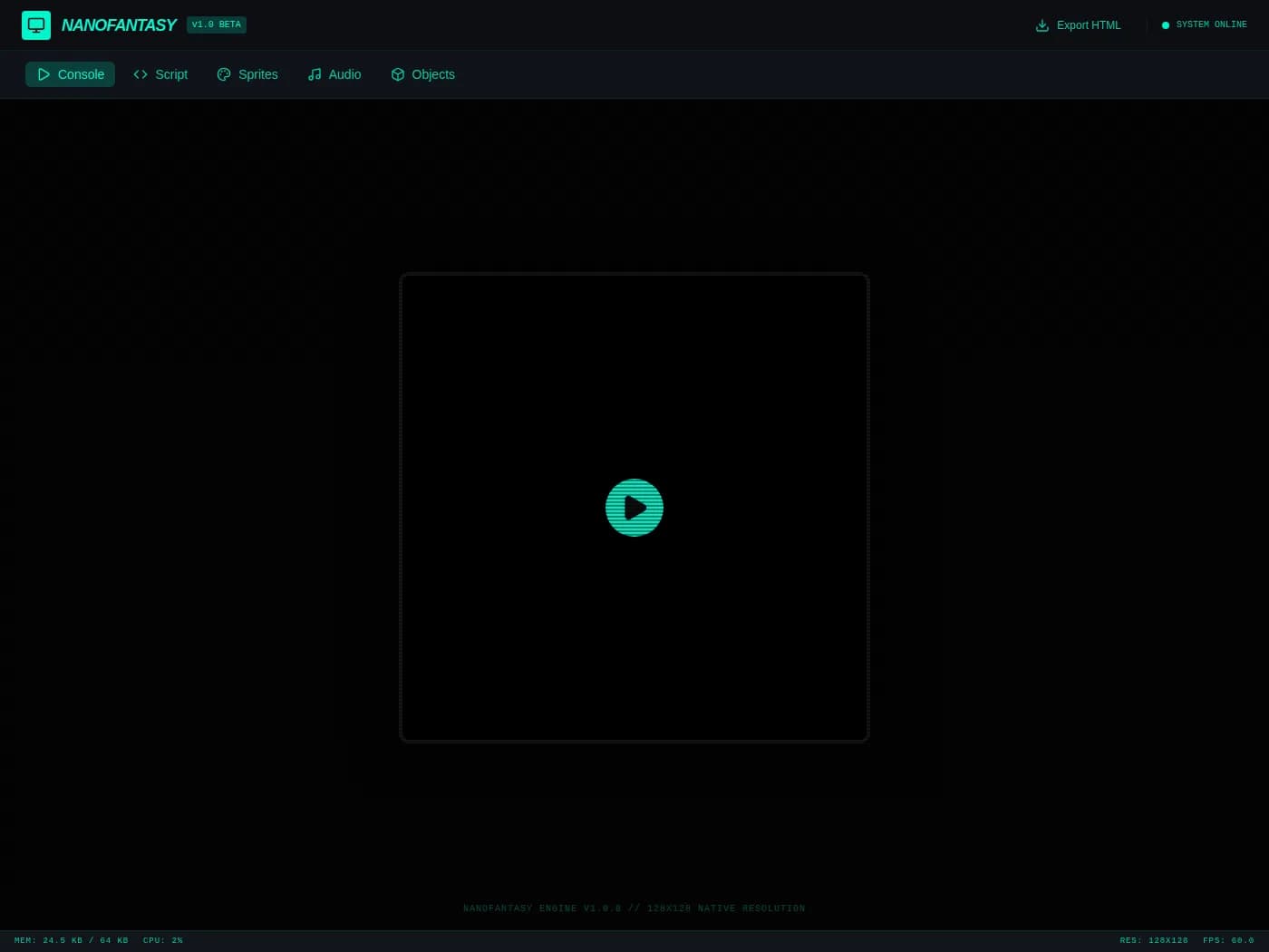 NanoFantasy Console