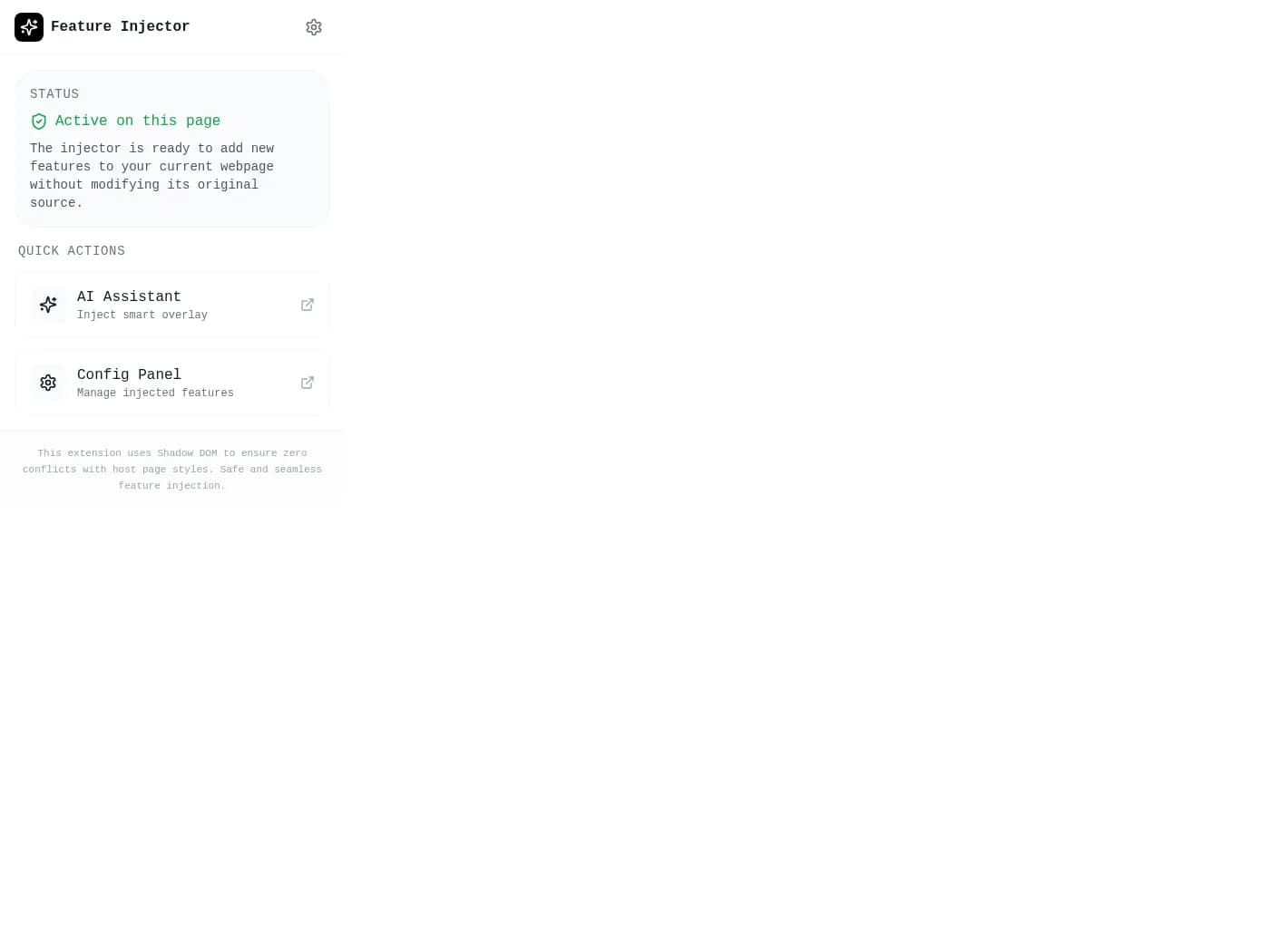 HTML Feature Injector