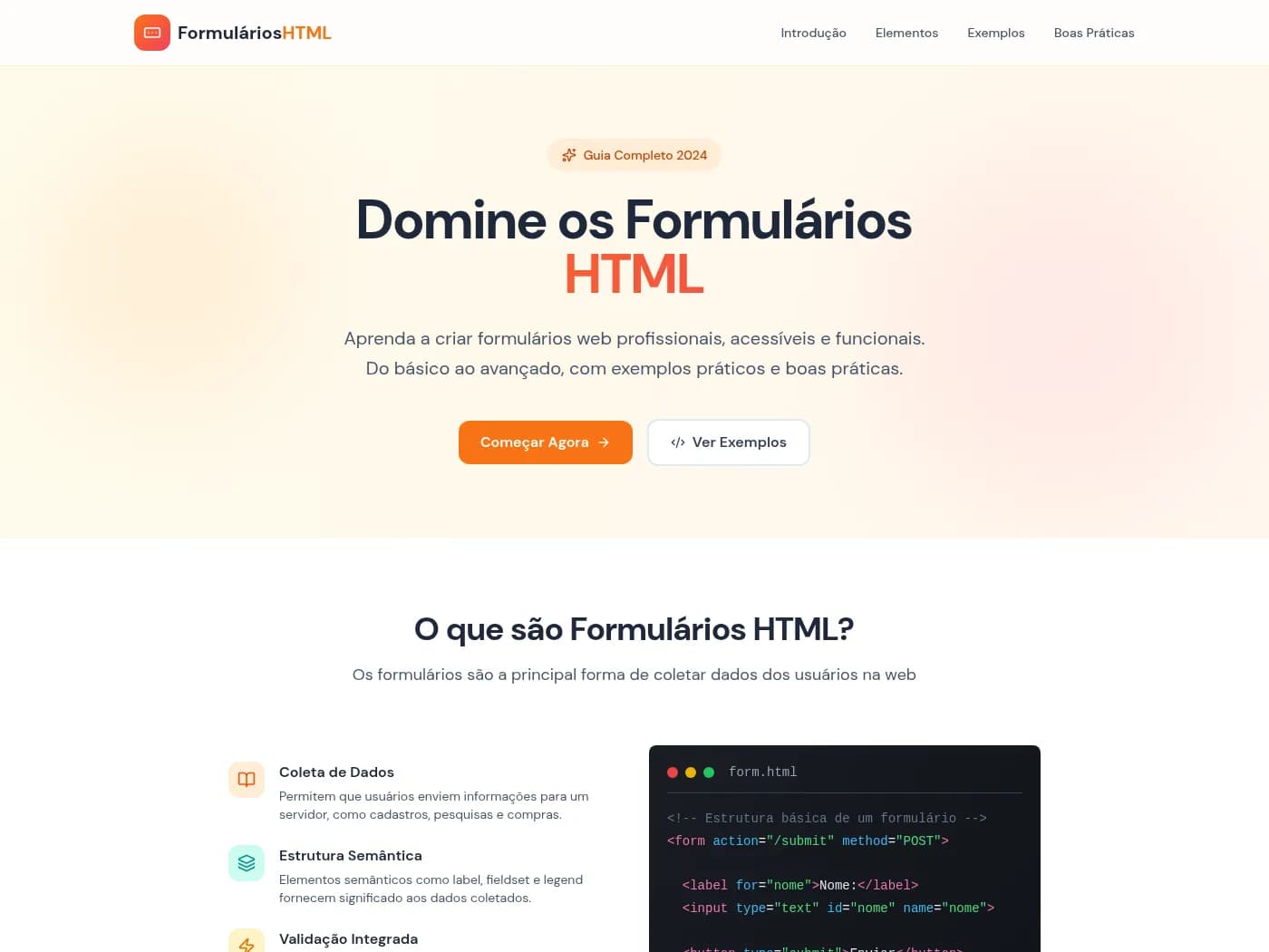 Formulários Explained