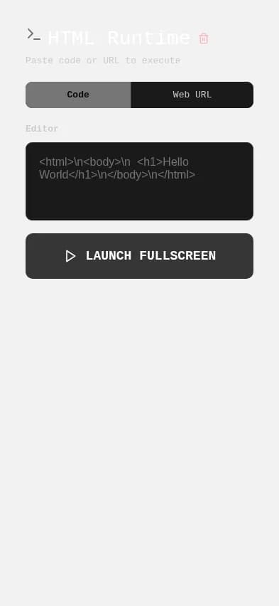 HTML Mobile Converter