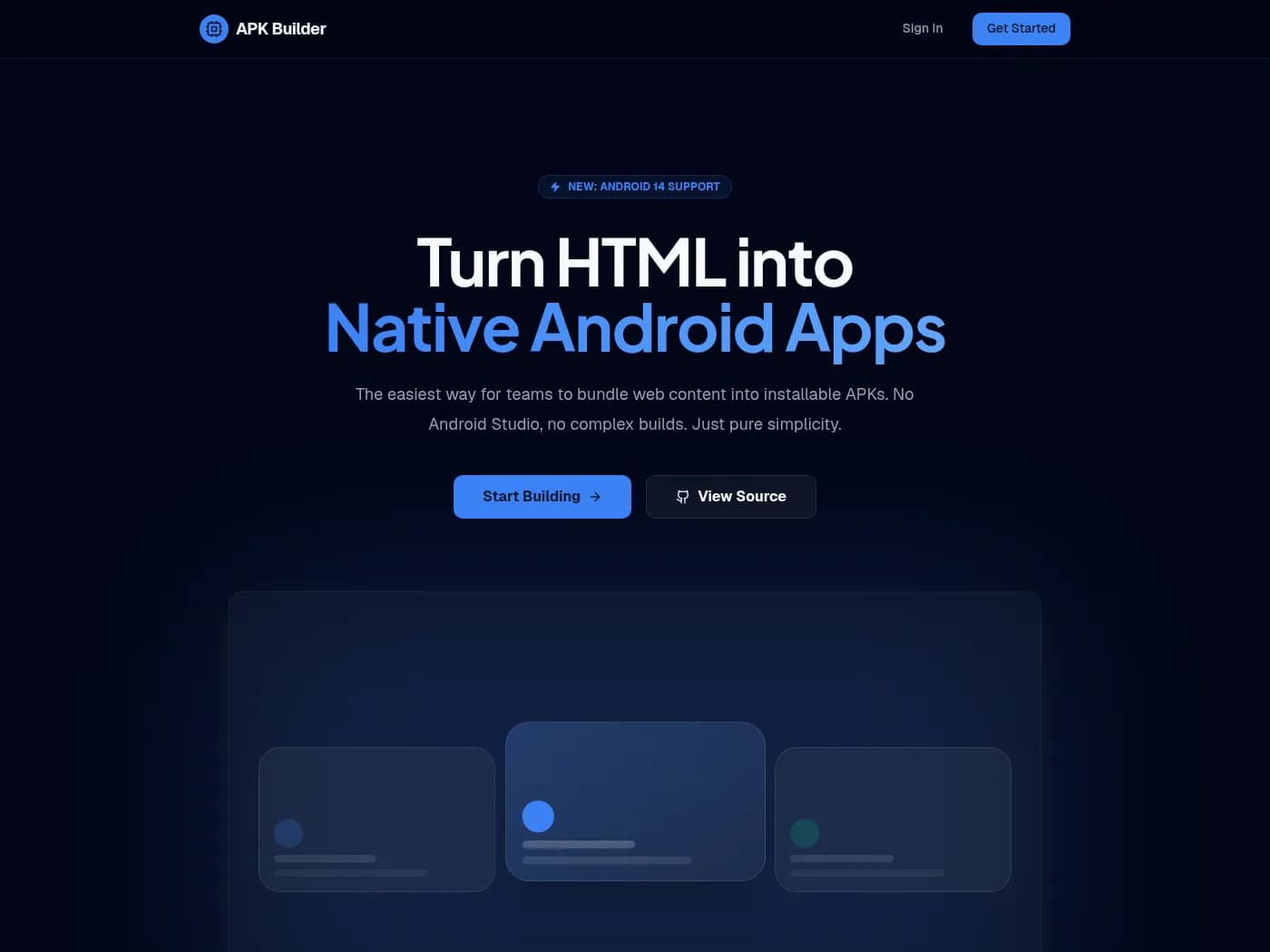 HTML to APK Converter