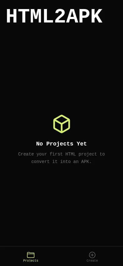 HTML2APK Converter