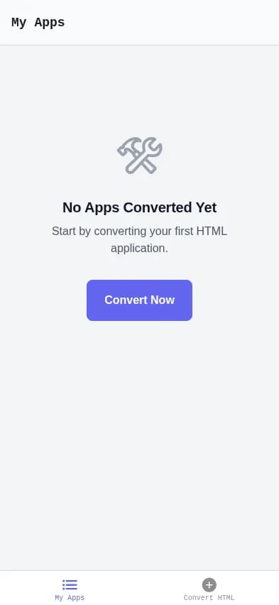 HTML2APK Converter