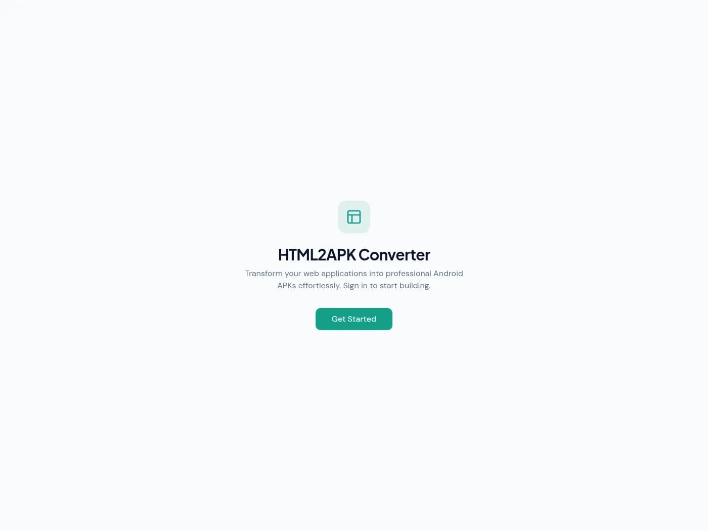 HTML2APK Converter