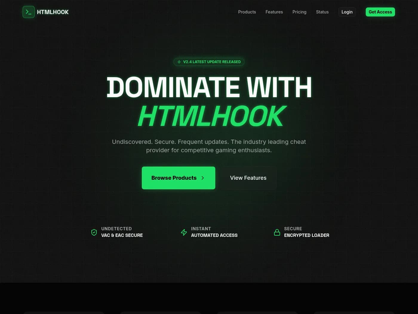 HTMLHOOK Cheat Hub