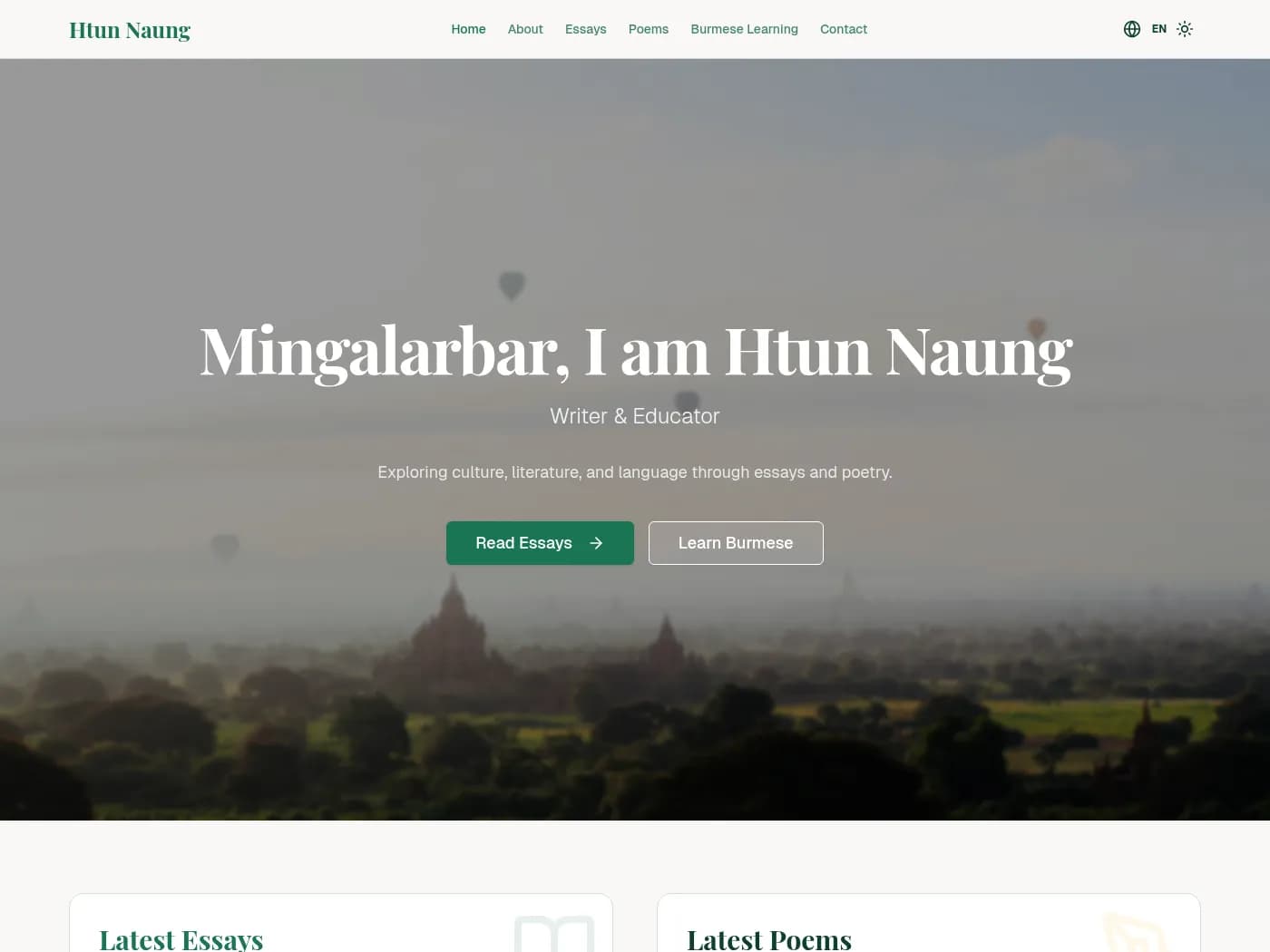 Htun Naung Portfolio