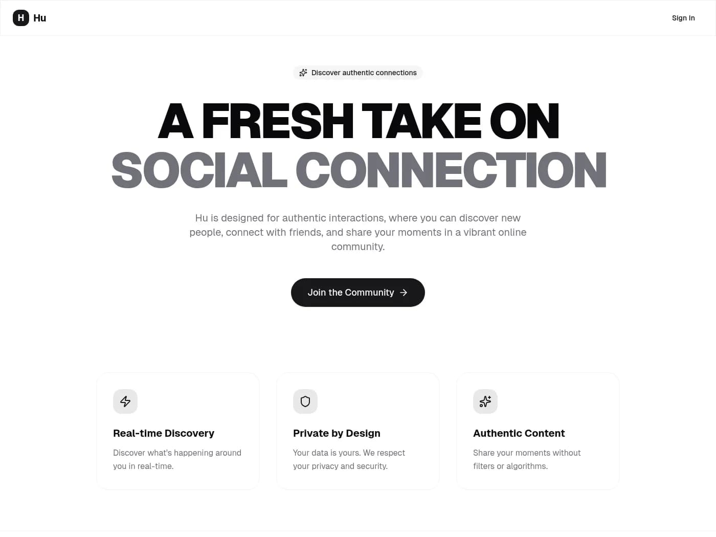 Hu Social Platform