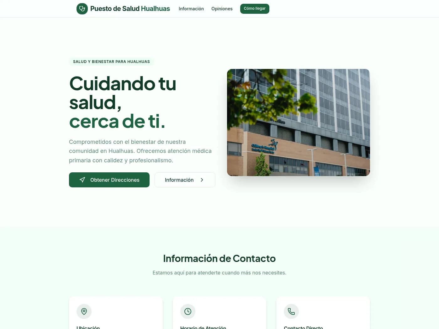 Hualhuas Health Info Site