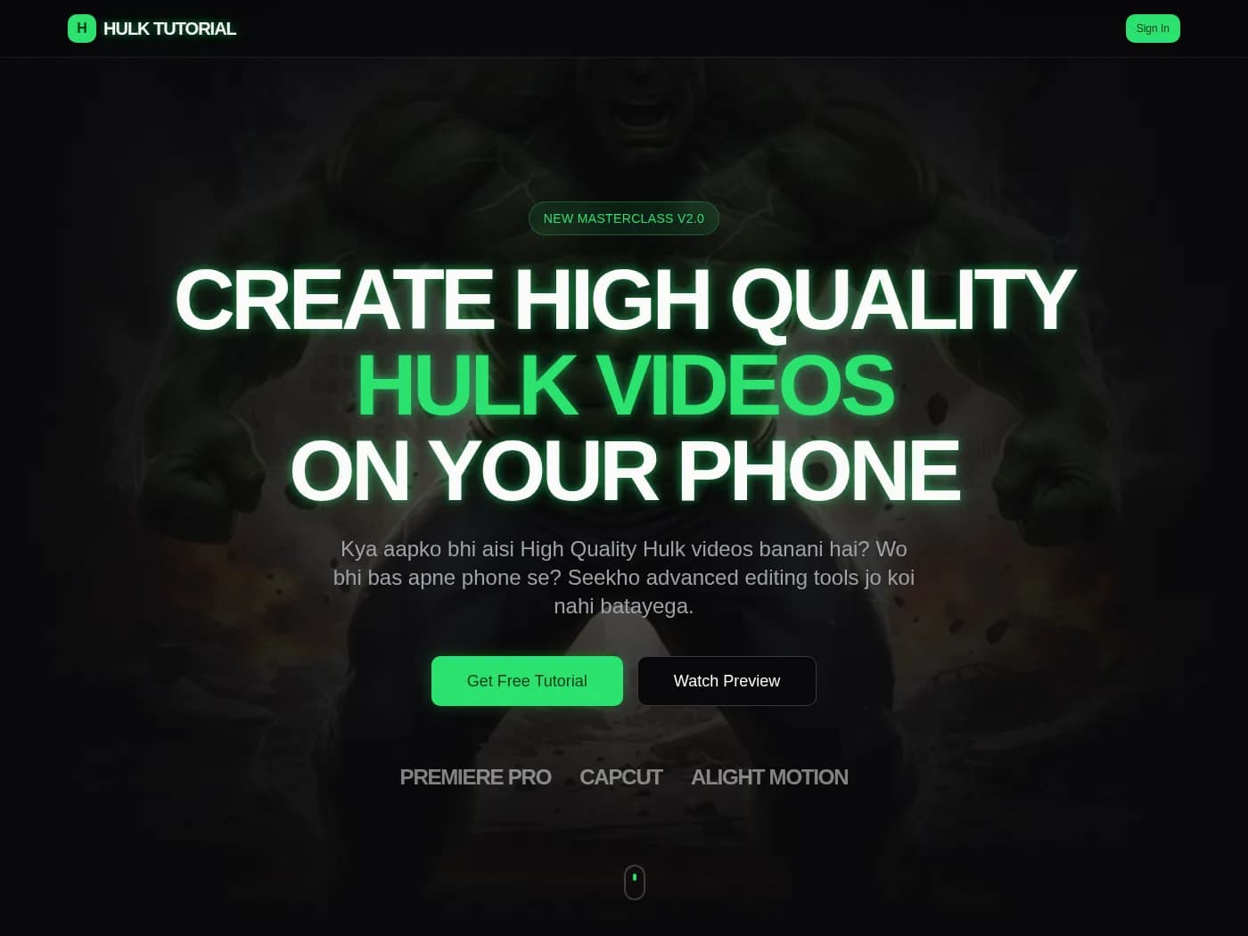 Hulk Video Tutorial Site
