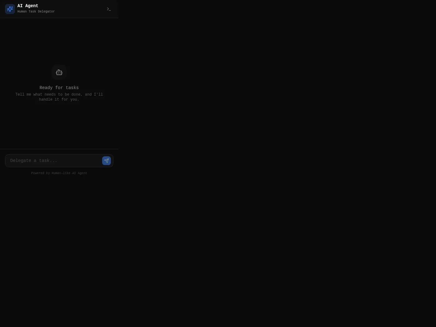 Human Task AI Agent