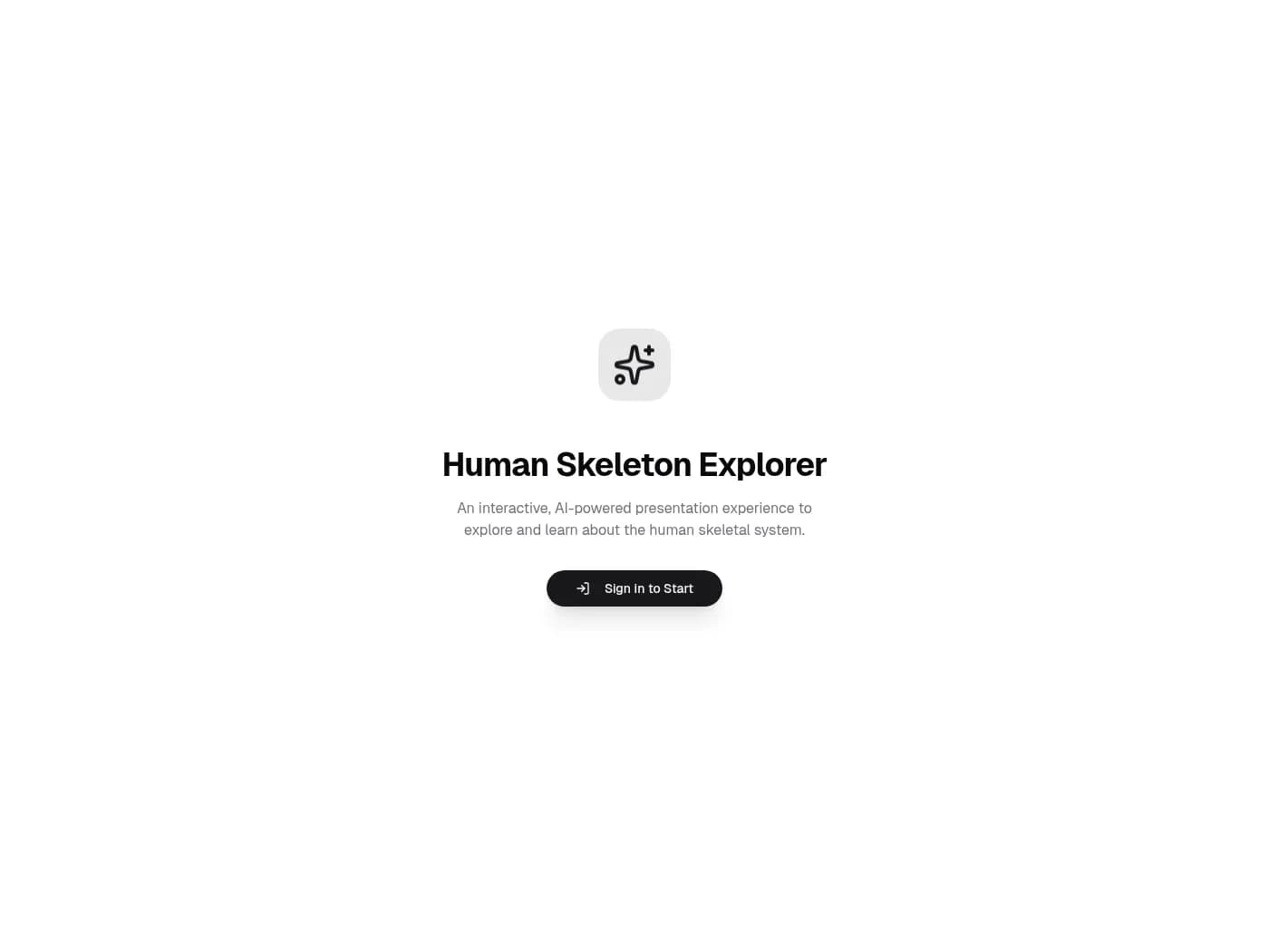 Human Skeleton Explorer