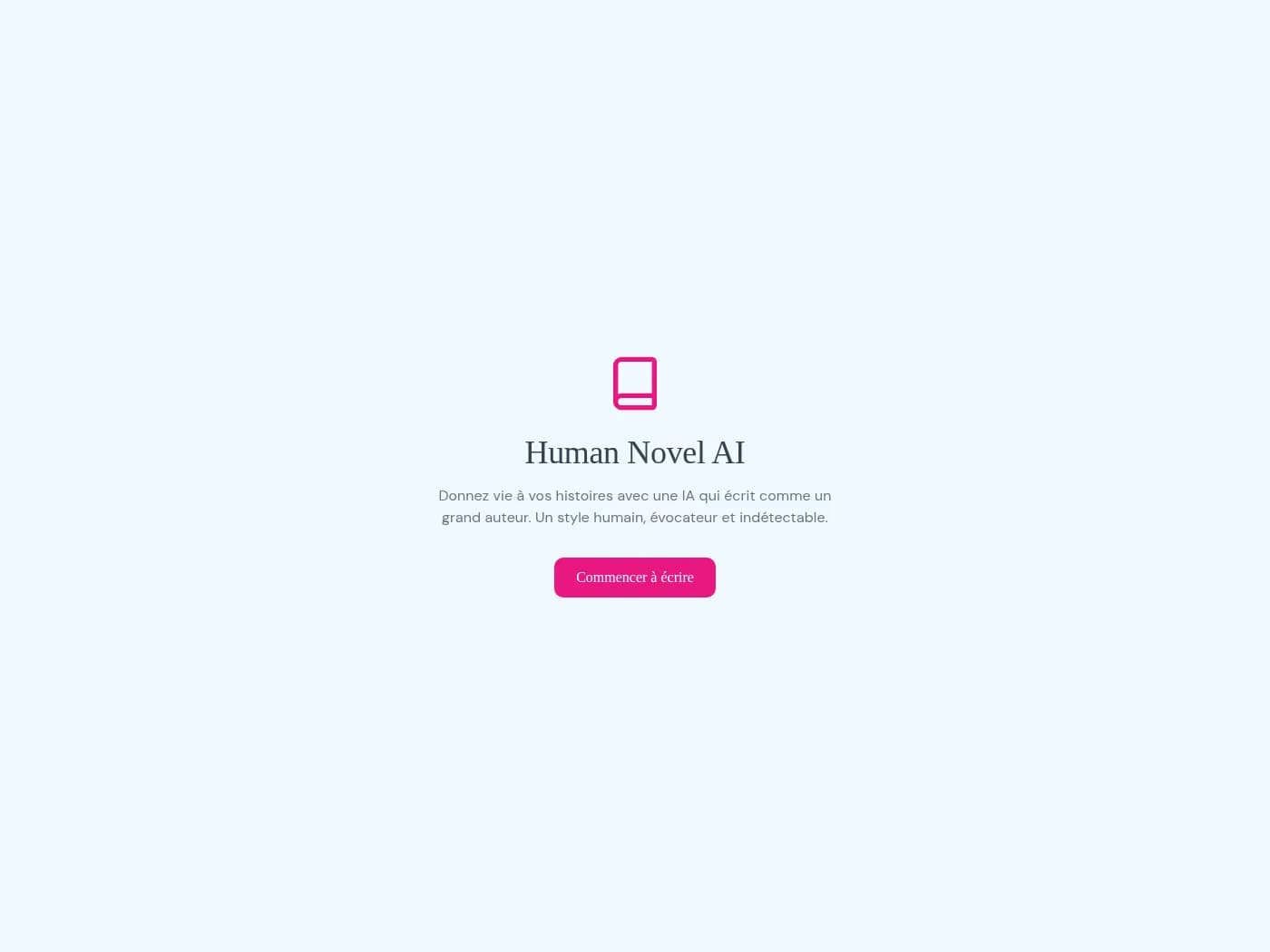 Human Novel AI