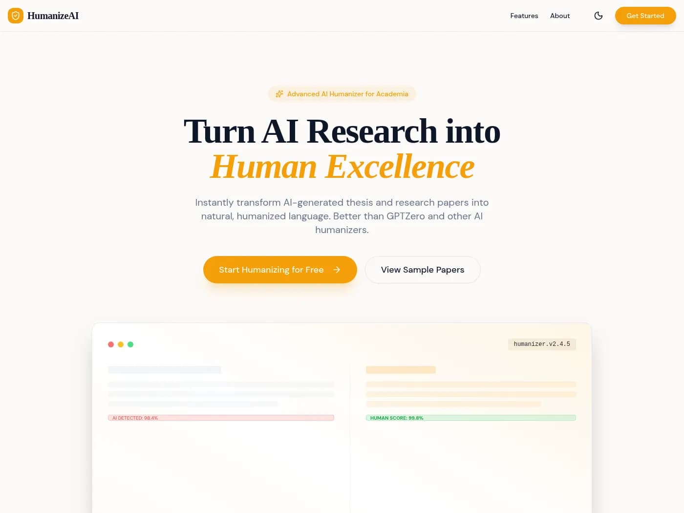 HumanizeAI Content Platform