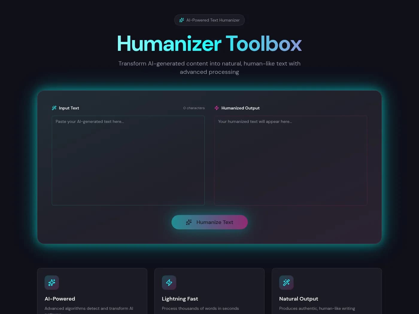 Humanizer UI Toolbox