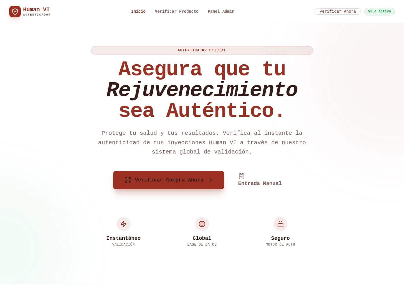 Human VI Authenticator