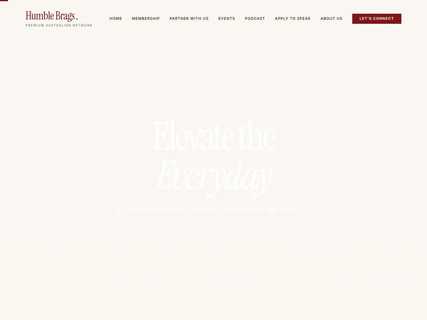 Humble Brags Premium Website