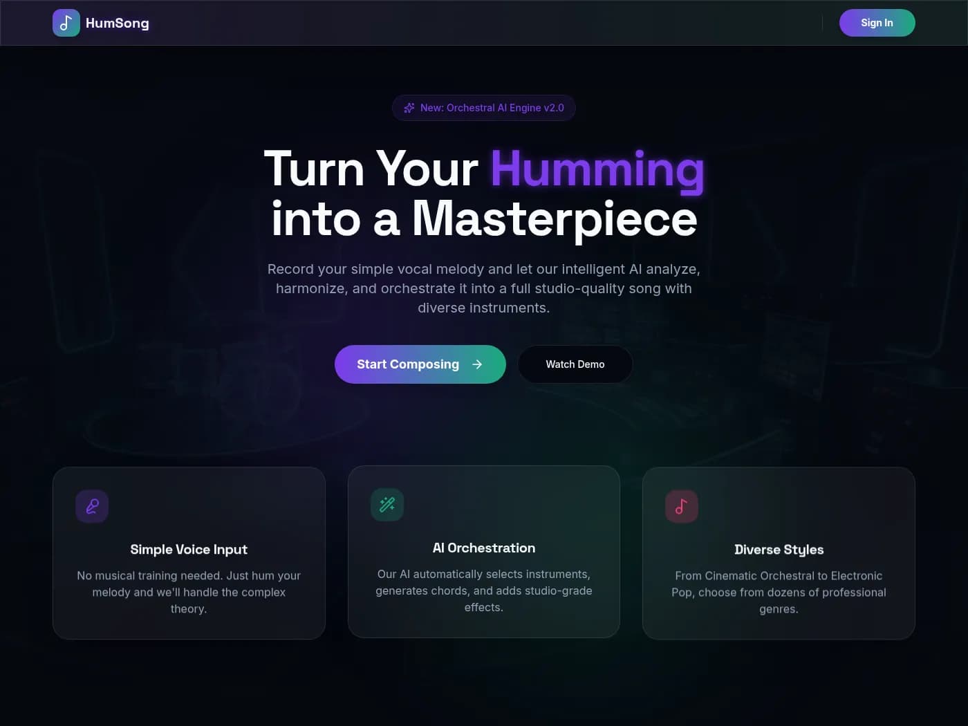 HumSong Composer