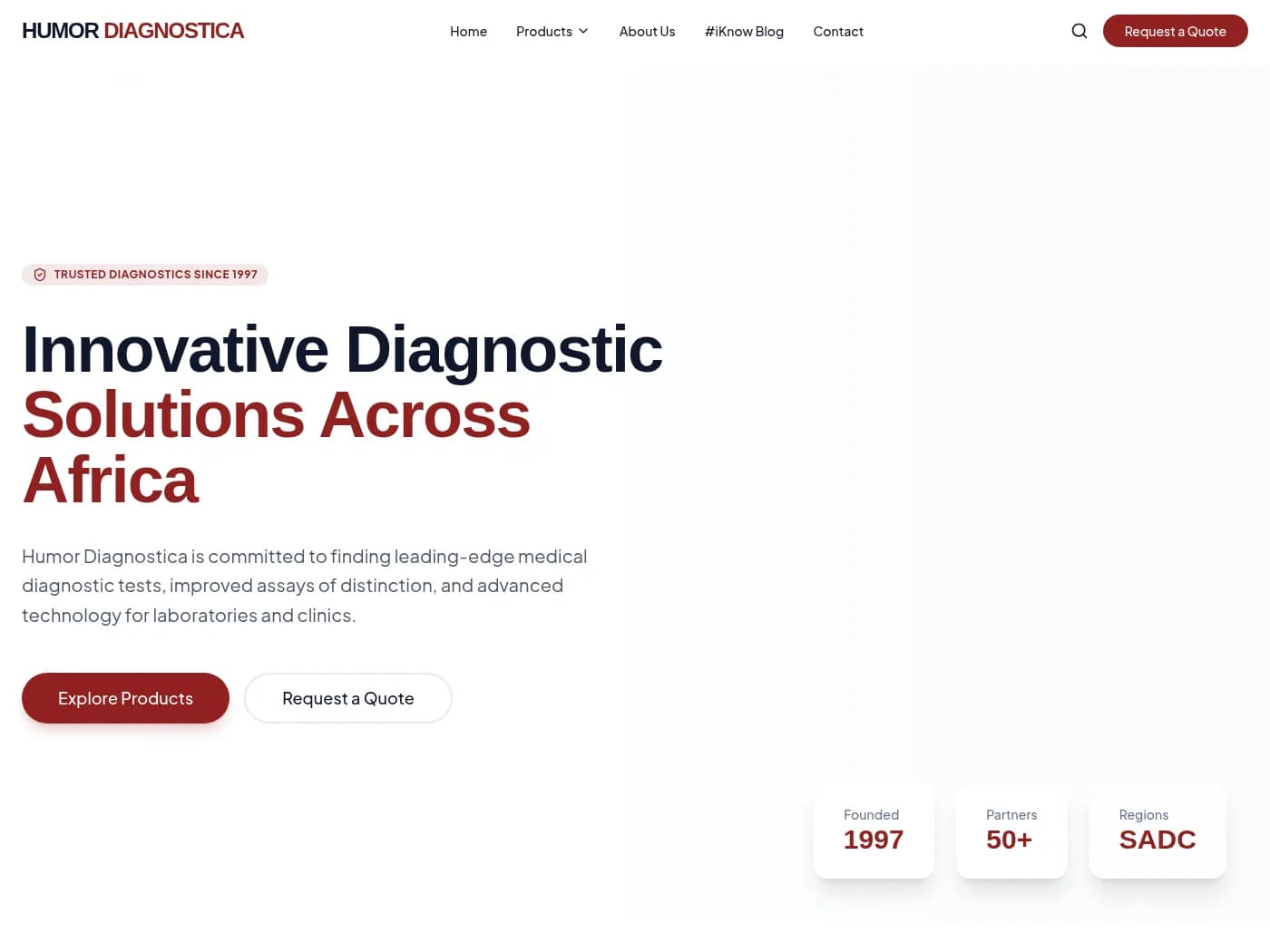 Humor Diagnostica Redesign