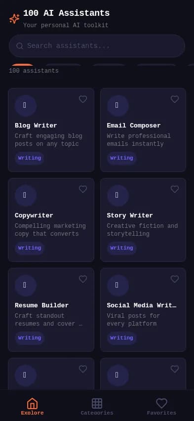 Hundred AI Assistants