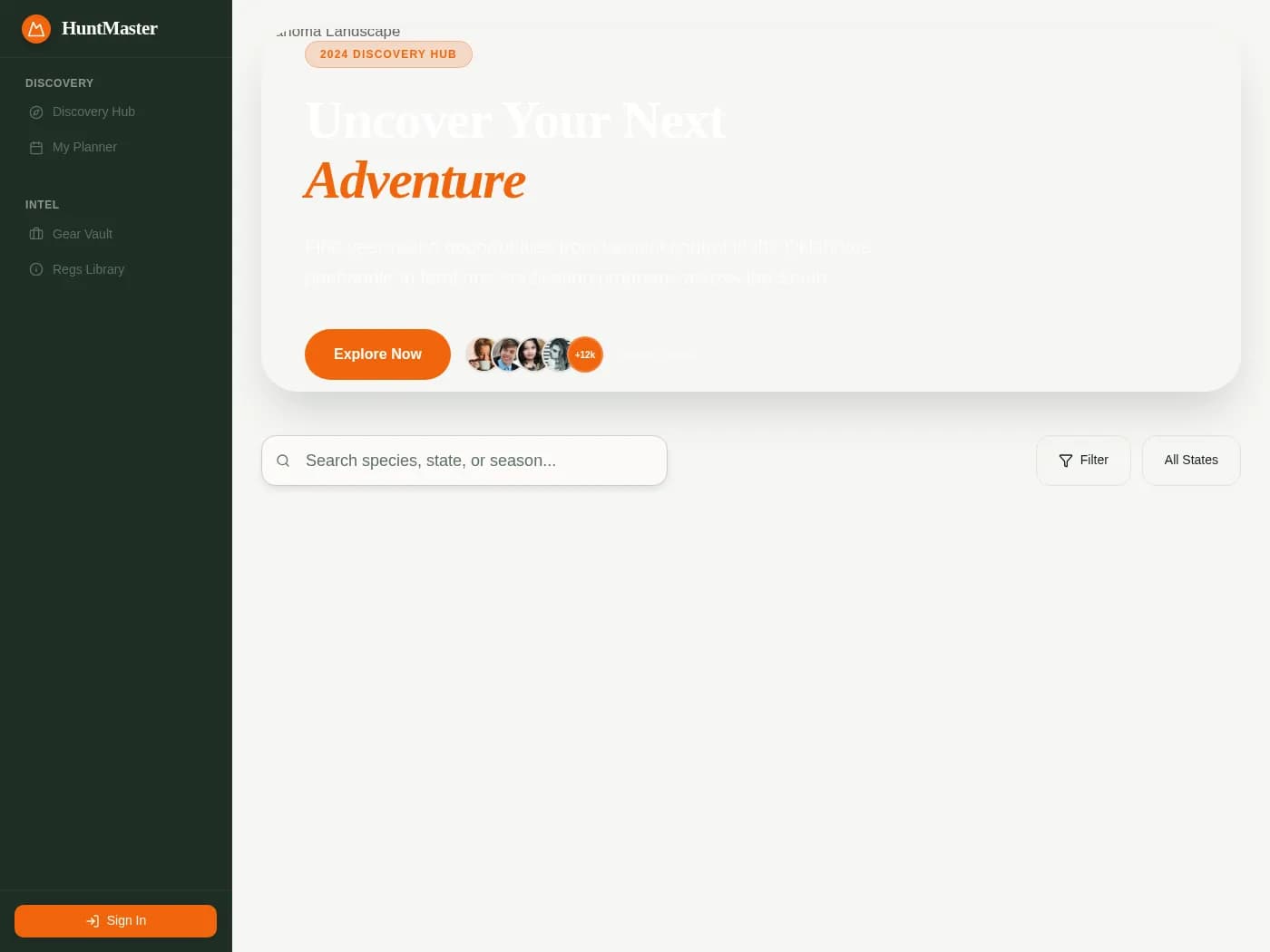 HuntMaster Planner