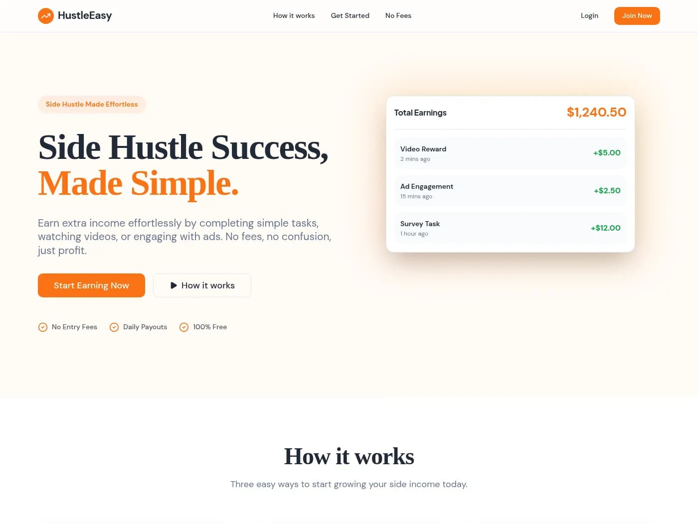 HustleEasy Platform