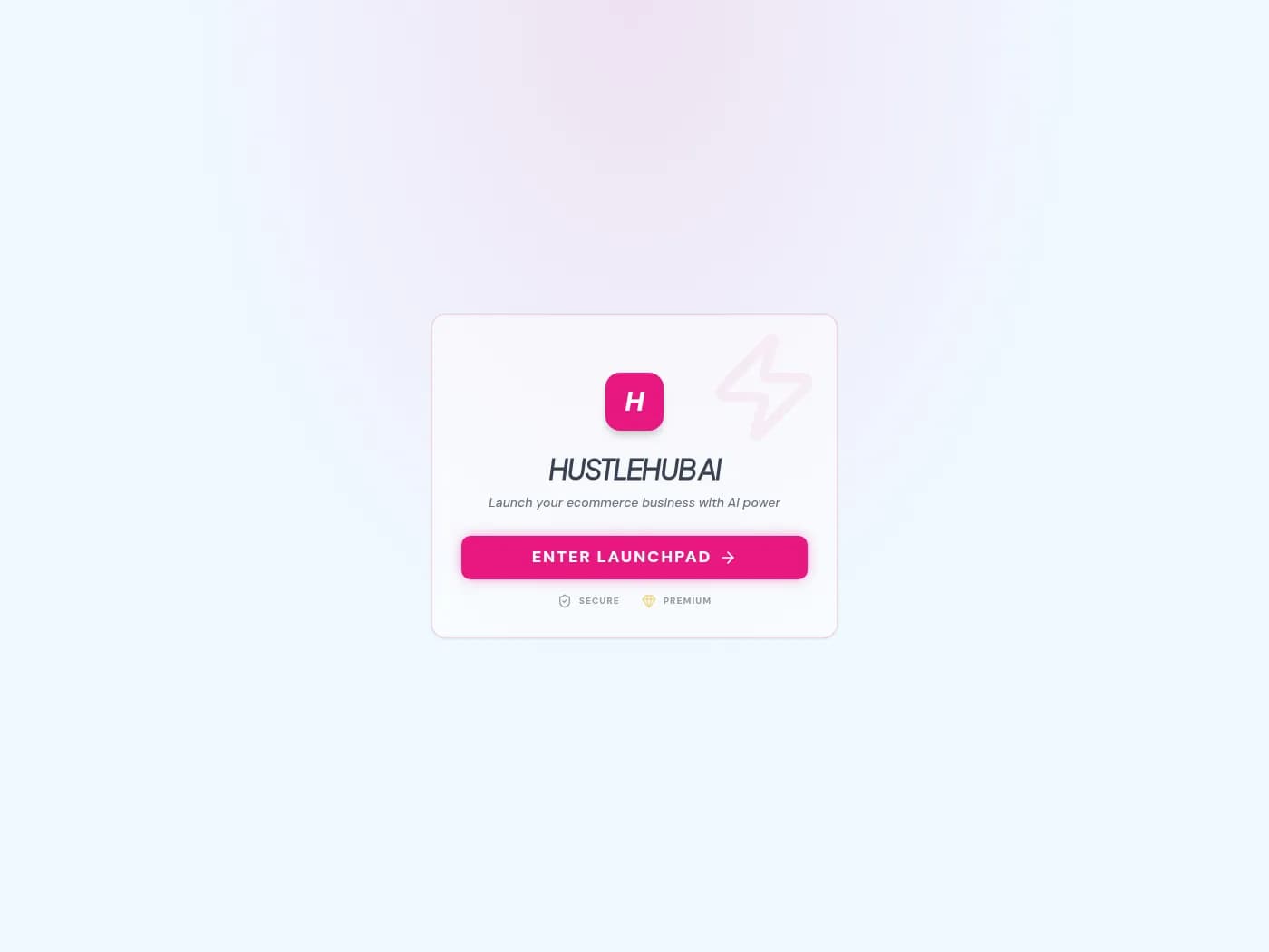 HustleHub AI Launcher