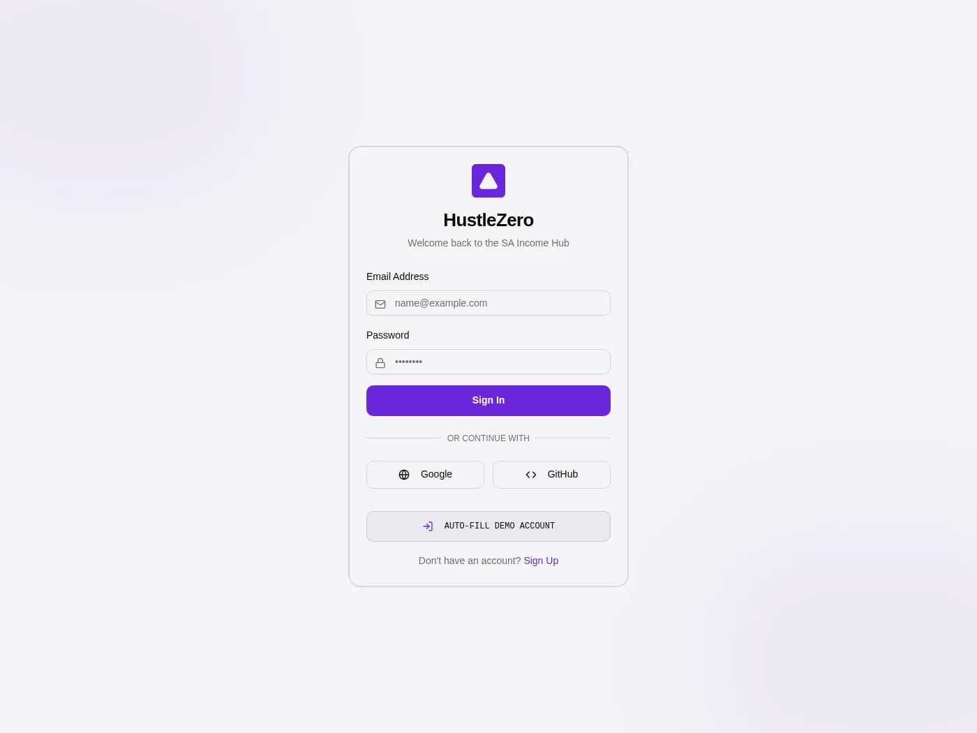 HustleZero SA Income Hub