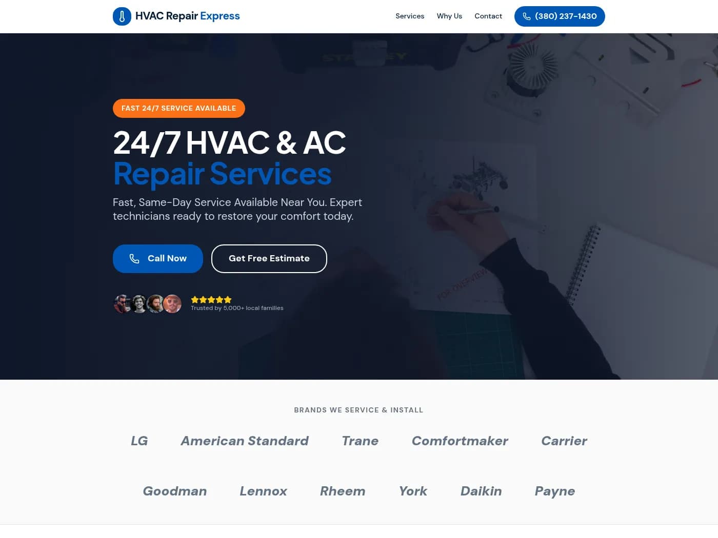 HVAC Express Site