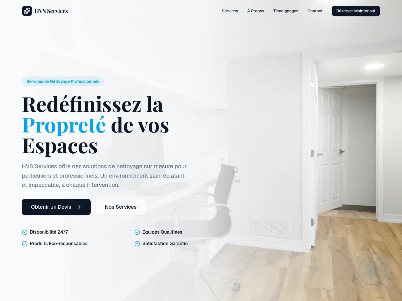 HVS Services Website