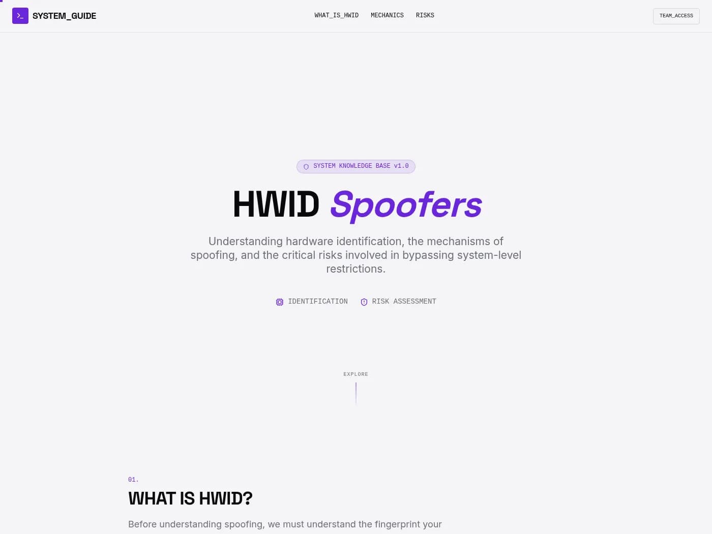 HWID Spoofer Guide