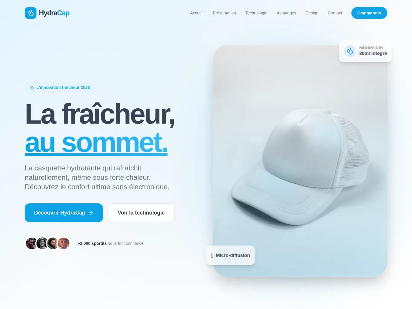 HydraCap Promo Site