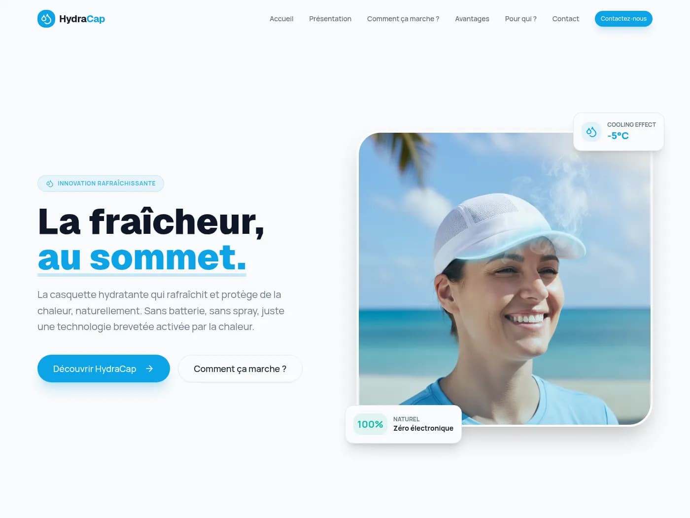 HydraCap Promo Site