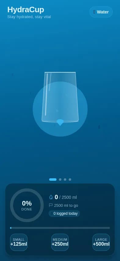 HydraCup Premium Tracker