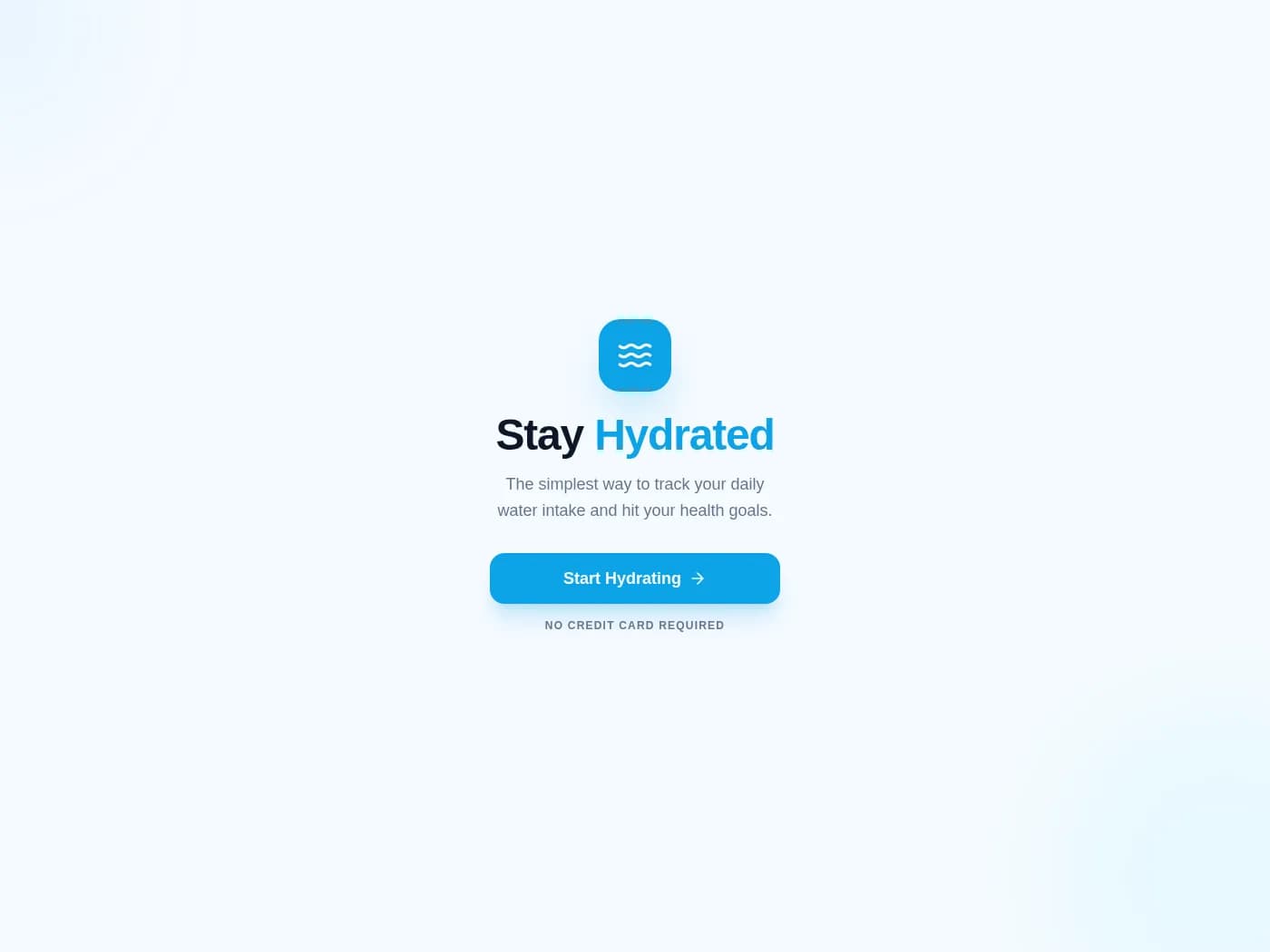 Hydrate Reminder App