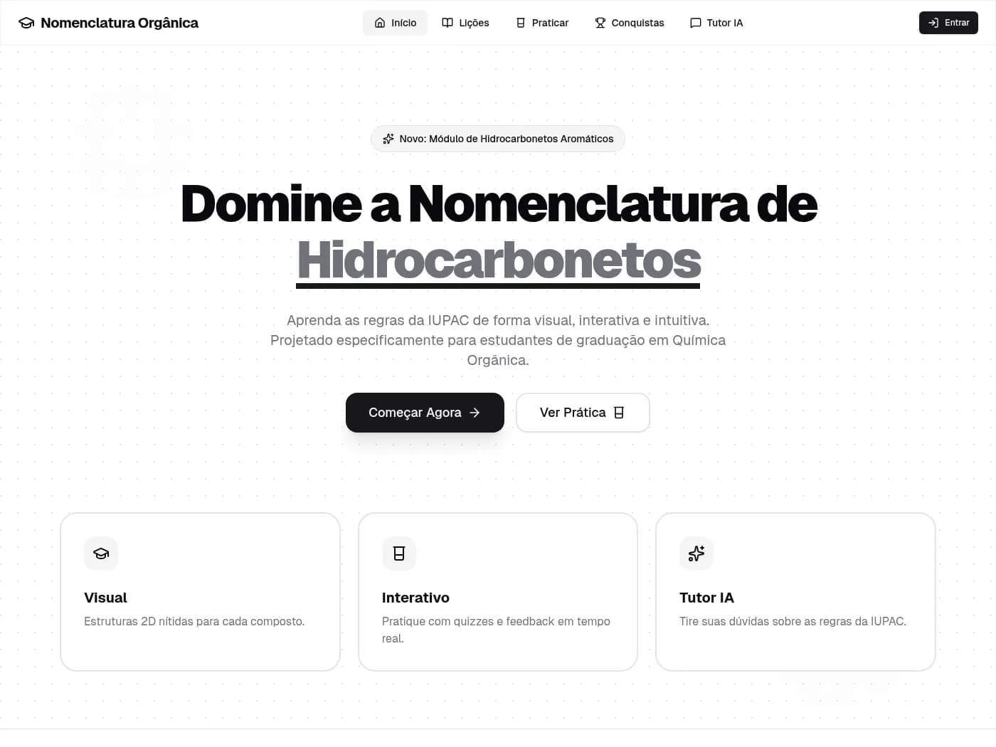 Hydrocarbon Nomenclature Tutor