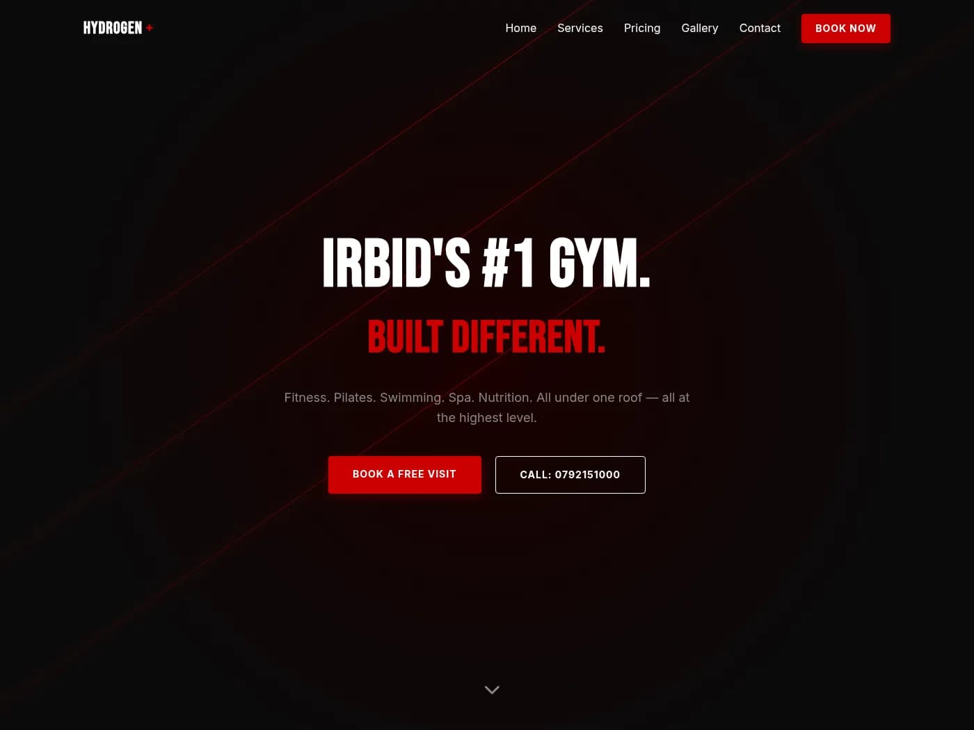 Hydrogen+ Luxury Gym Web